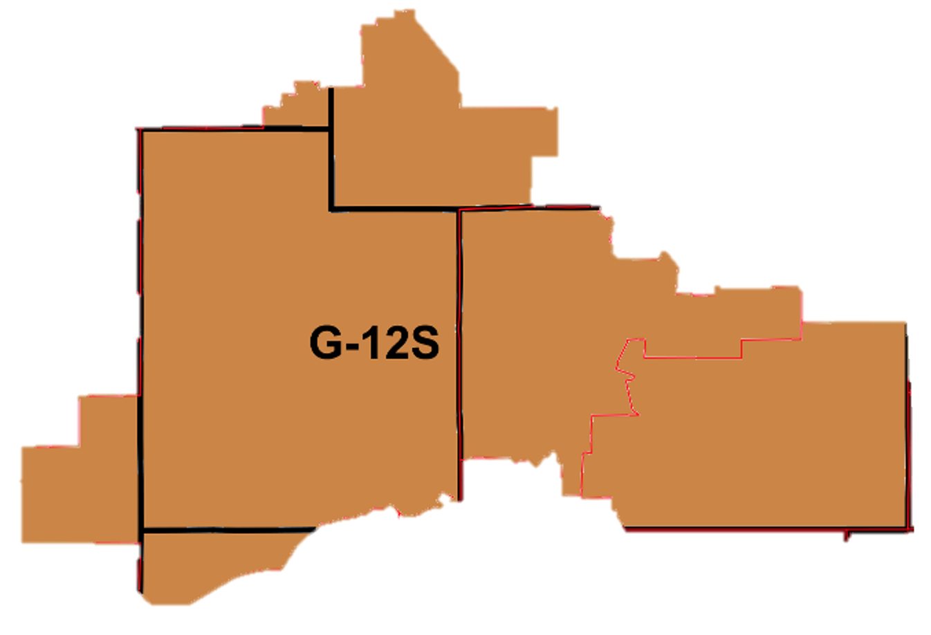 Section G12S Map, Gateway Region, Order of the Arrow - | Section G12C